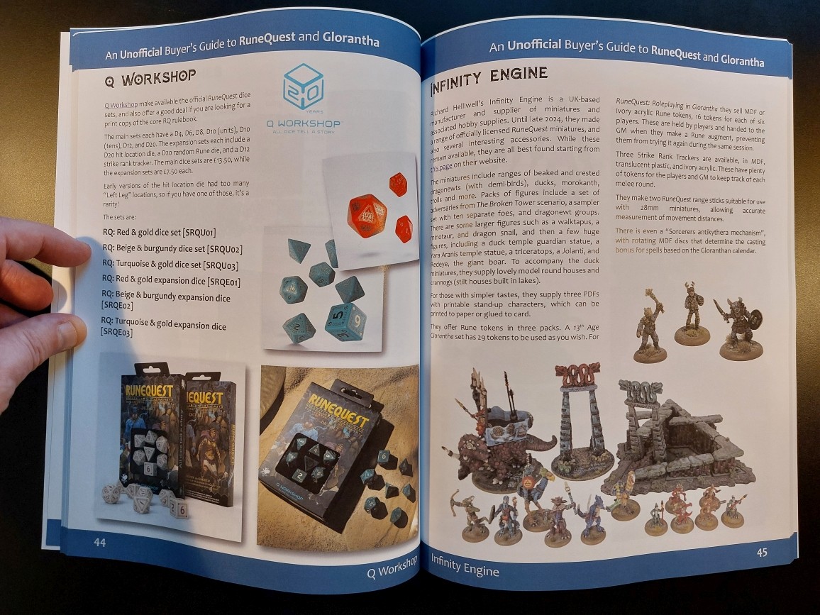 An Unofficial Buyer's Guide to RuneQuest and Glorantha: Updated version 18th September 2025 ...