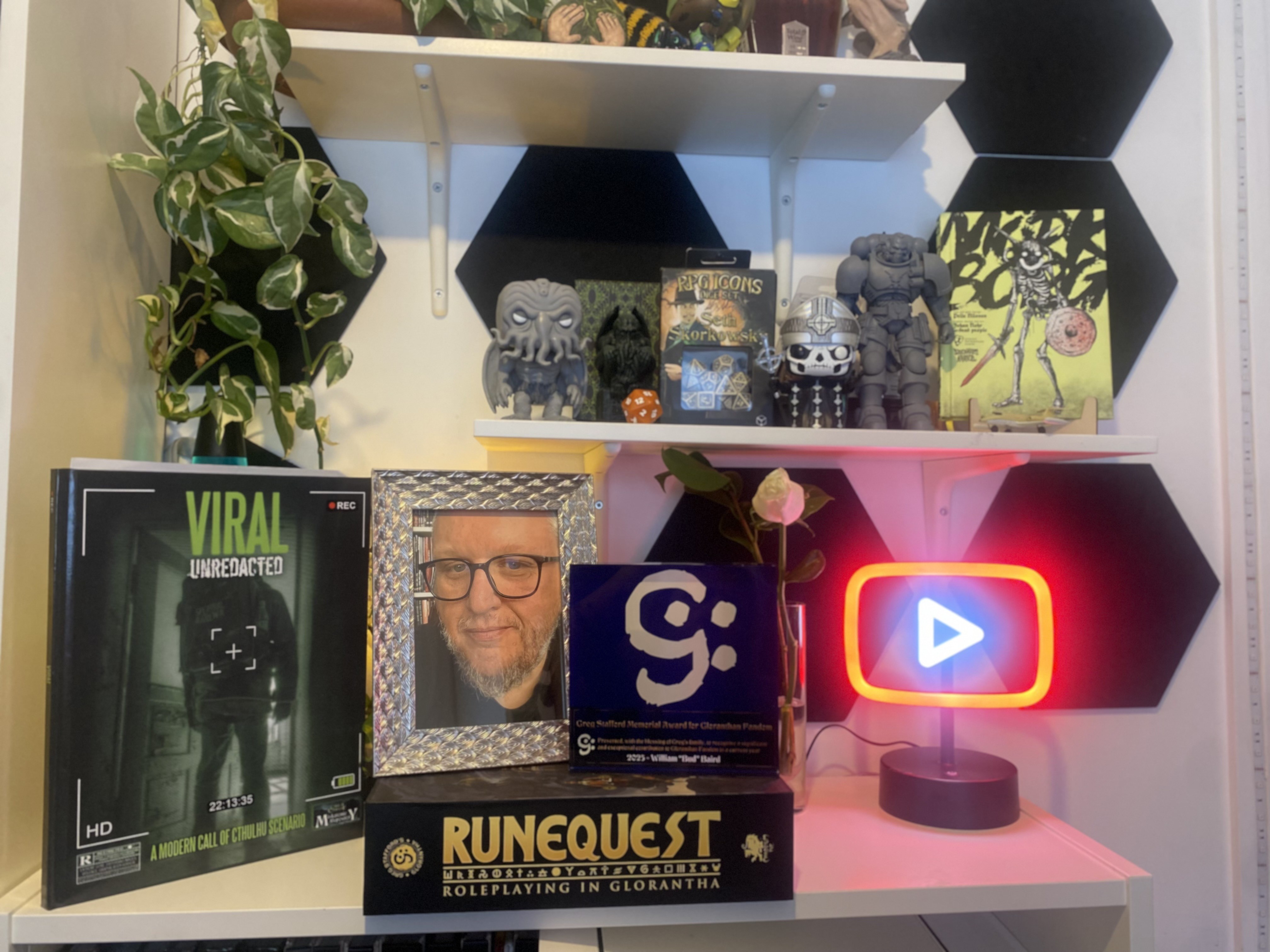 Bud Baird is the 2025 recipient of the Greg Stafford Memorial Award for Gloranthan Fandom ...